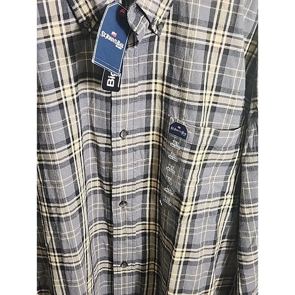St. John's Bay | Shirts | St Johns Bay Heavyweight Flannel Shirt Mens ...